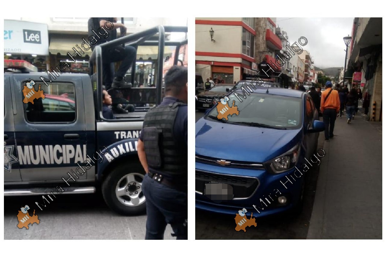 Policías de Pachuca frustran robo de camioneta en pleno centro - Mira ... Policías de Pachuca frustran robo de camioneta en pleno centro - Mira ...