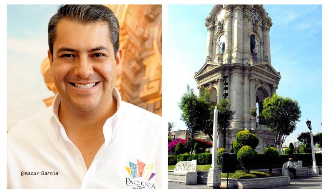 Eleazar García busca reelegirse por Pachuca para regresar los árboles al Reloj Monumental - Mira ...