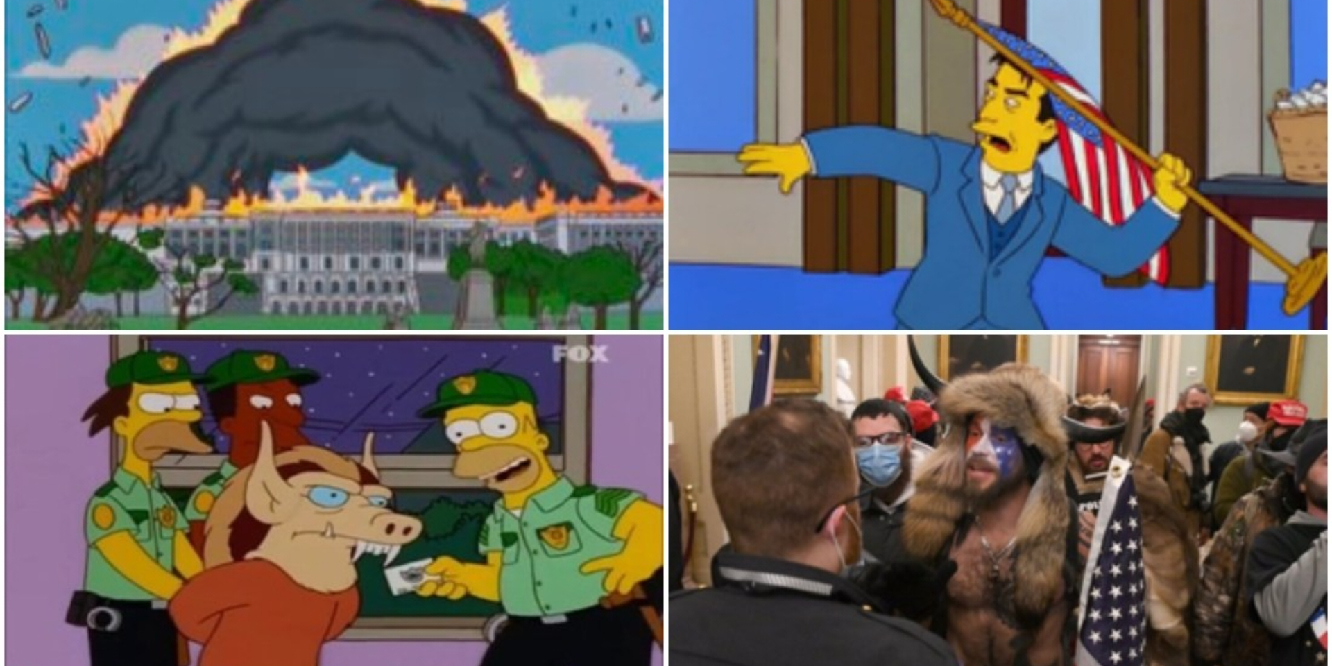 ¿Los Simpson predijeron el asalto al Capitolio de Washington? - Mira ...