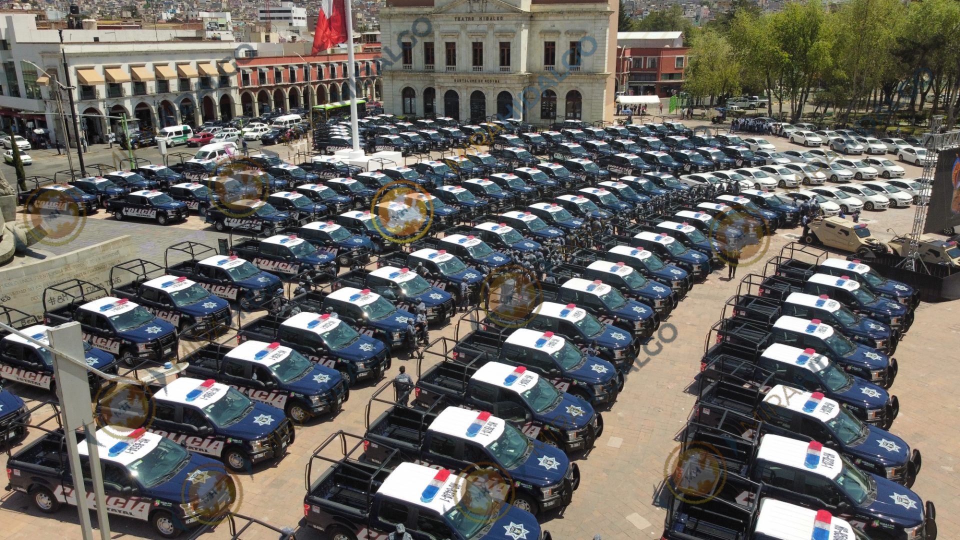 Entregan nuevo parque vehicular a corporaciones de seguridad en Hidalgo ...