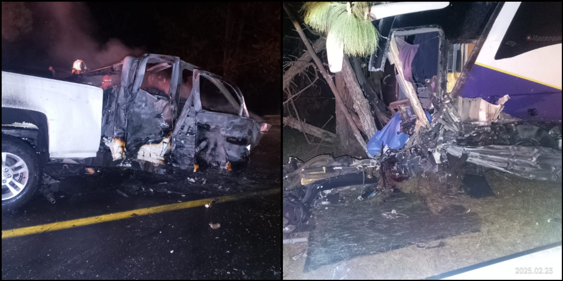 Choque entre autobús Futura y camioneta deja 2 muertos y varios heridos en Acaxochitlán - Mira ...